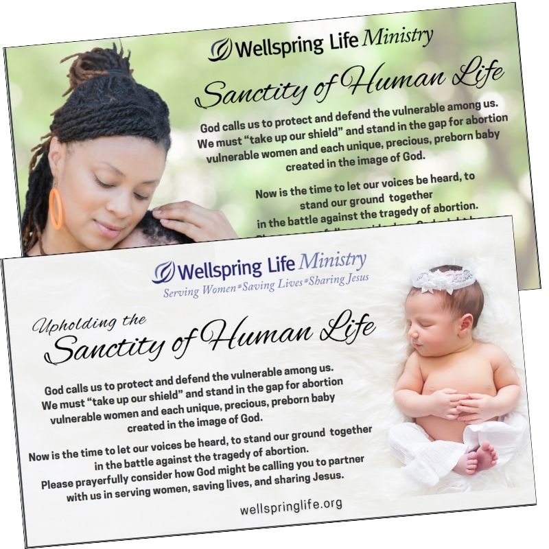 Sanctity of Human Life - Wellspring Life Ministry - Pro-Life Non-Profit ...